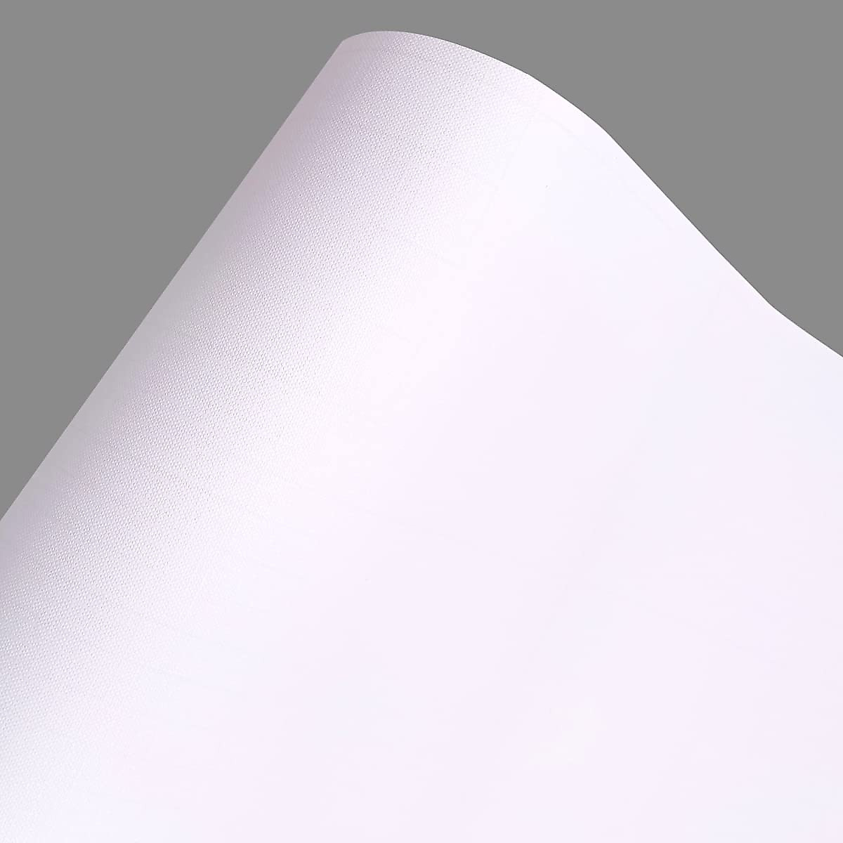 Yifasy Shelf Liner White Self-Adhesive Solid Color Drawer Cabinet Paper Line Workspace Organizers 118x17.7 Inch