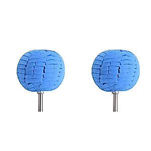 VICASKY Car Kit Car Kit Car Kit Car Kit Car Sponge 2pcs Pads Car Hub Detailing Blue Round Waxing Polished Sponge for Buffer Car Kit Car Sponge Car Sponge Car Sponge Car Sponge