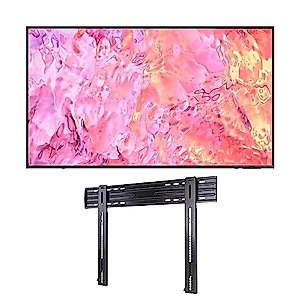 SAMSUNG QN85Q60CAFXZA 85 Inch QLED 4K Quantum HDR Dual LED Smart TV with a LL11-B1 Super Slim Fixed-Position Wall Mount for 40 Inch - 85 Inch TVs (2023)