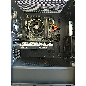 Centaurus Pollux MI Gaming PC - AMD Ryzen 5 5600X Six-Core 4.6GHz TB, 16GB RAM, Radeon RX 6500 XT, 500GB NVMe SSD, Windows 11 PRO, WiFi. Custom Gamer Computer