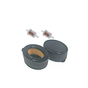 TENOMAL 2 Pack 951-10794 Air Filter + Pre Filter with Fuel Filter 691035 Replace for MTD 751-10794 751-14262 951-14262 Fits S208cc Troy-Bilt MTD Gold Craftsman Yard-Man Yard Machines