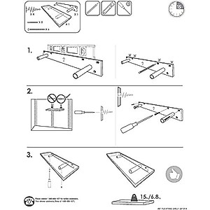 InPlace Shelving, 9604670E, Low Profile Wall Shelf with Invisible Brackets, 48 Inch Width x 7.75 Inch Depth x 1.25 Inch Height, Set of 4, White