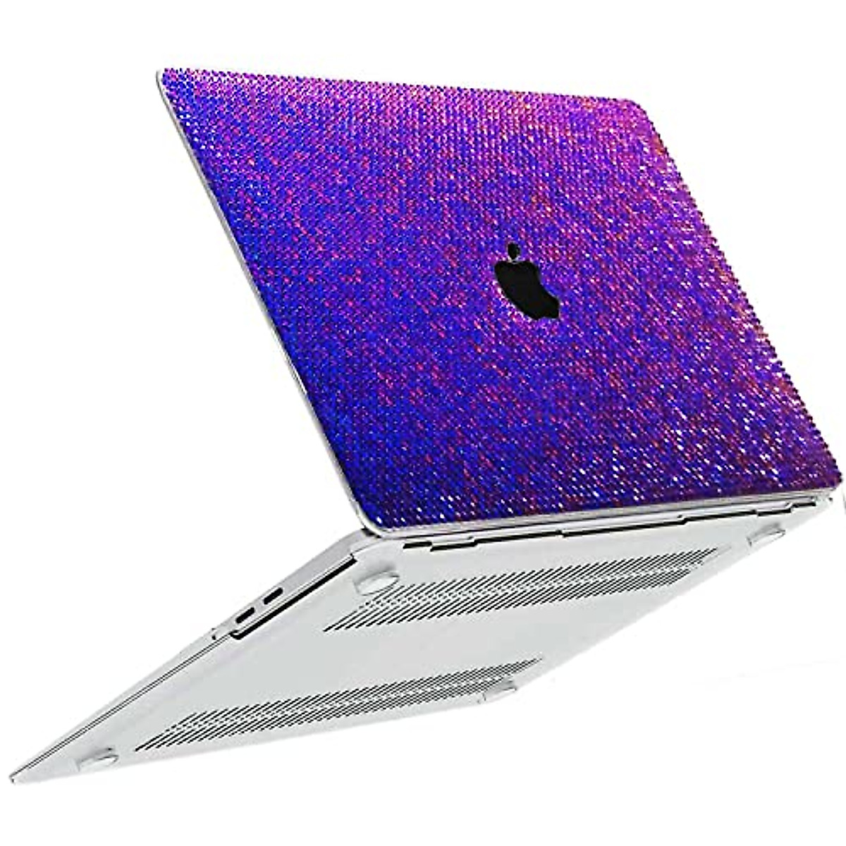 Teazgopx Bedazzled Rhinestone MacBook Pro 16 inch Case 2023 2022 2021 Release A2780 M2 Pro / M2 Max & A2485 M1 Pro / M1 Max,Glitter Sparkle Diamond Fashion Luxury Shiny Crystal Shell for Women Girls