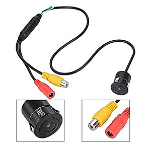 Sonew CCTV Camera,95 Degree Wide Angle CCD Wired Waterproof Mini Color CCTV Camera PAL for Car