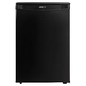 Danby DAR026A1BDD-6 2.6 Cu.Ft. Mini Fridge, Compact Refrigerator for Bedroom, Office, bar, countertop, E-Star Rated in Black