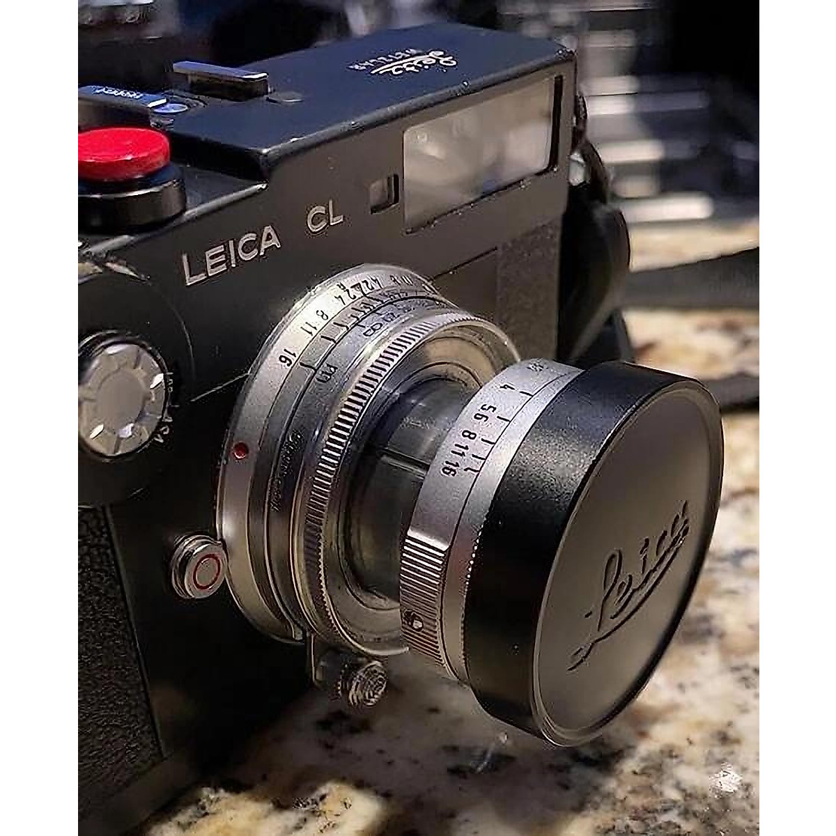 YEWOOP Qb-C Metal Black Lens Cap Front Cover Compatible with Leica L39 E39 Caliber Lens Voigtlander Zeiss Summicron Summaron Summilux Elmar Elmarit Jupiter, Internal Diameter 42mm(1.65in) (Black)