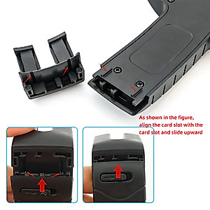 TSVISIONCORE Microphone & PTT for Walker's Razor Noise Cancelling Headphones Airsoft（Black）