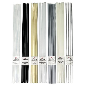 JOUNJIP Auto Body Repair Tape + 7 Types Plastic Rods Bundle with Plastic Welding Kit