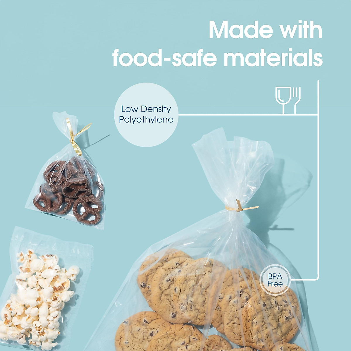 Spartan Industrial - 6” X 24” (100 Count) 2 Mil Heavy Duty Flat Open End Clear Plastic Poly Bags - For Wigs, Popcorn, Posters and More (Bags DO NOT Have Seal & DO NOT Have Prints)