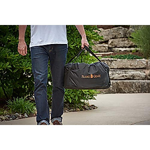 HY-C FG-T19 Flame Genie Fire Pit Tote, For FG-19 or FG-19-SS (21 x 21 x 16 Inches), Black
