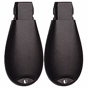 Key Fob FOBIK Keyless Entry Remote Start Control Replacement Fits for Dodge Ram 1500 2500 3500 HD 2013 2014 2015 2016 2017 2018 2019 2020 2021 GQ4-53T 56046955 AG 4 Button Pack of 2