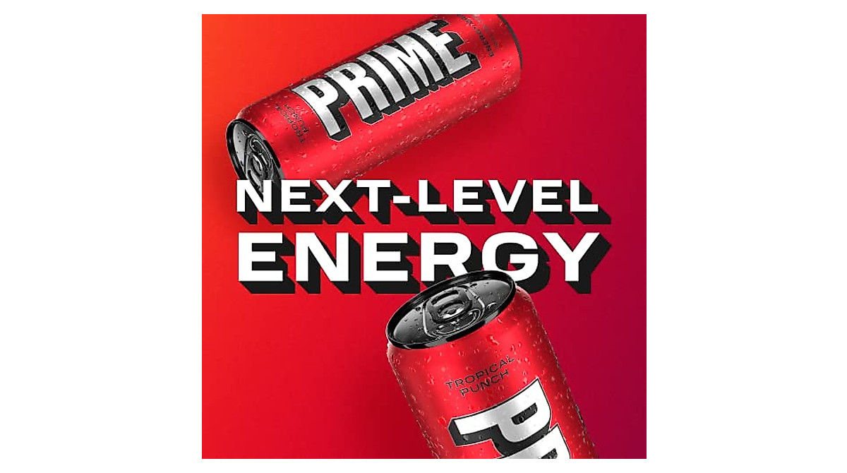 Prime Energy Tropical Punch - Zero Sugar Caffeine Energy Drink