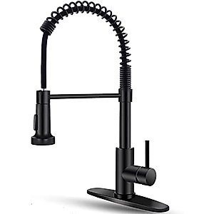 OWOFAN Hole Cover Plate and Kitchen Sink Faucet Bundles