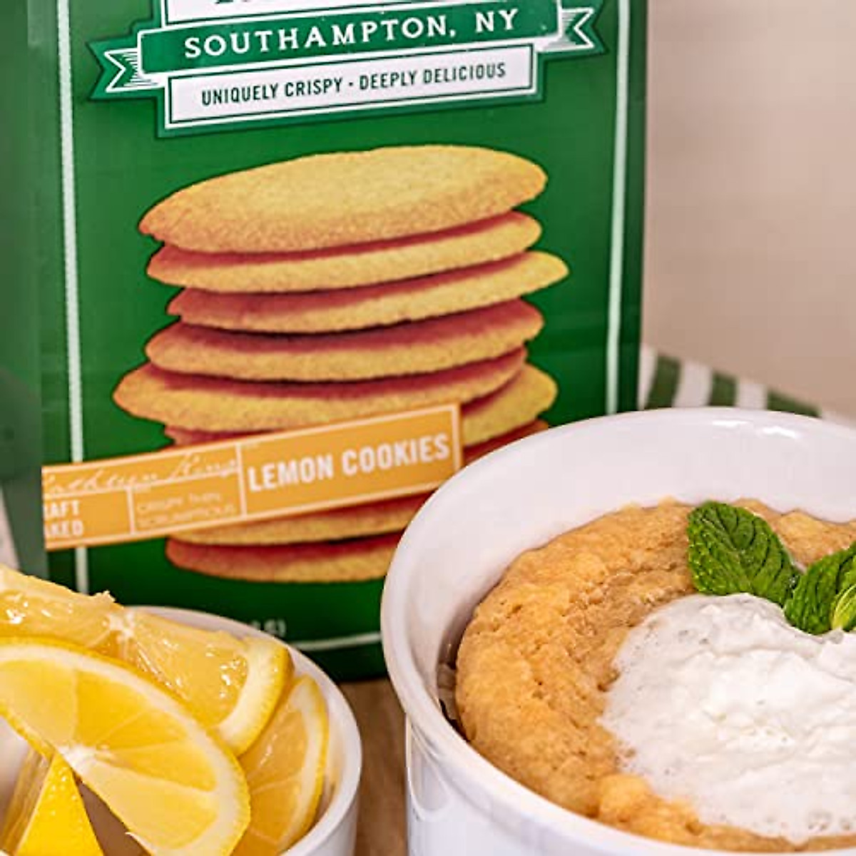 Tate's Bake Shop Cookies Gift Box, Chocolate Chip, Oatmeal Raisin, Butter Crunch and Lemon Cookies, 14 oz