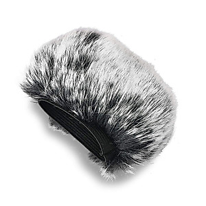 Microphone Windscreen For Tascam DR-40X DR40X Mic Recorders,Furry Tascam Windscreen Cover by SUNMON