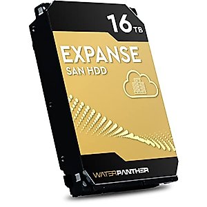 Water Panther WP Expanse 16TB 7200 RPM 512e SATA Gen3 3.5-inch HDD | ECC PLP CMR | Enterprise Data Center SAN Hard Disk Drive - WESA5SLC0160D