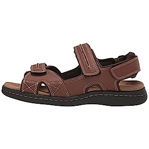 Dockers Mens Newpage Outdoor Sport Sandal Shoe,Rust,14