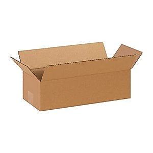 Aviditi 14 x 6 x 4 Corrugated Cardboard Boxes, Long 14"L x 6"W x 4"H, Pack of 25 | Shipping, Packaging, Moving, Storage Box for Home or Business, Strong Wholesale Bulk Boxes
