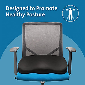 Kensington Ergonomic; Memory Foam Seat Rest (K55805WW) Black 410x470x72