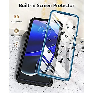 SOiOS for Moto G-Stylus 5G 2022 Case: Shockproof Rugged Protection Cover with Kickstand | Matte Textured Drop Proof TPU | Military Grade Protective Phone Case for Motorola G Stylus 5G 2022(NOT 4G)