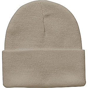 Carhartt Unisex Child Kids Knit Beanie Watch Hat, Malt, 8-14 Years
