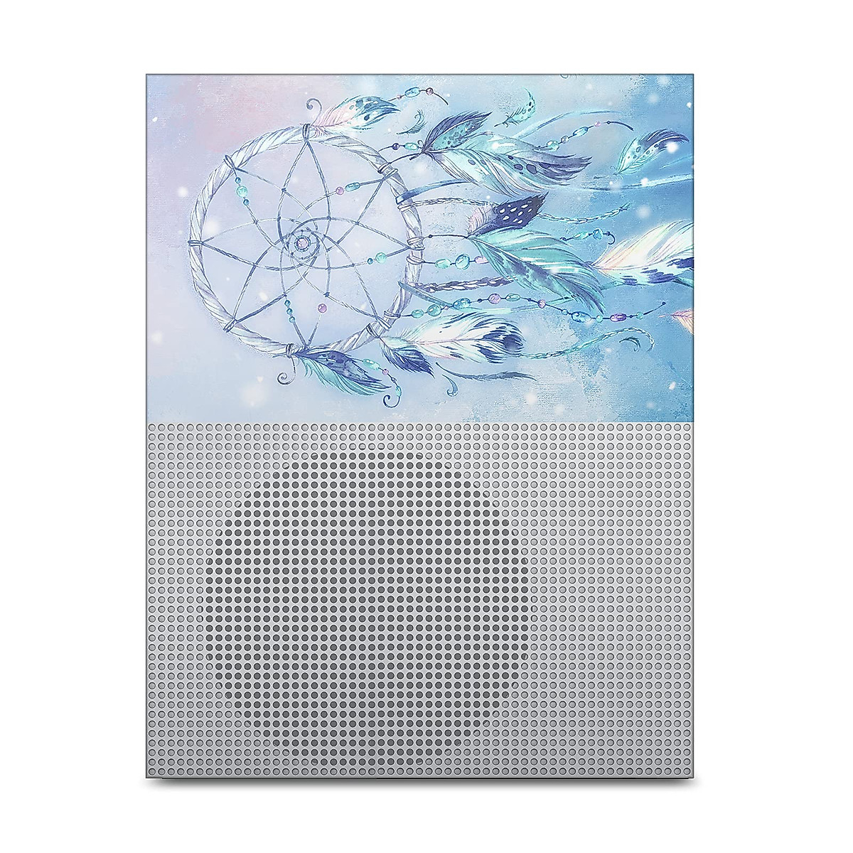 Head Case Designs Officially Licensed Simone Gatterwe Blue Dreamcatcher Art Mix Vinyl Sticker Gaming Skin Decal Cover Compatible With Xbox One S Console and Controller Bundle