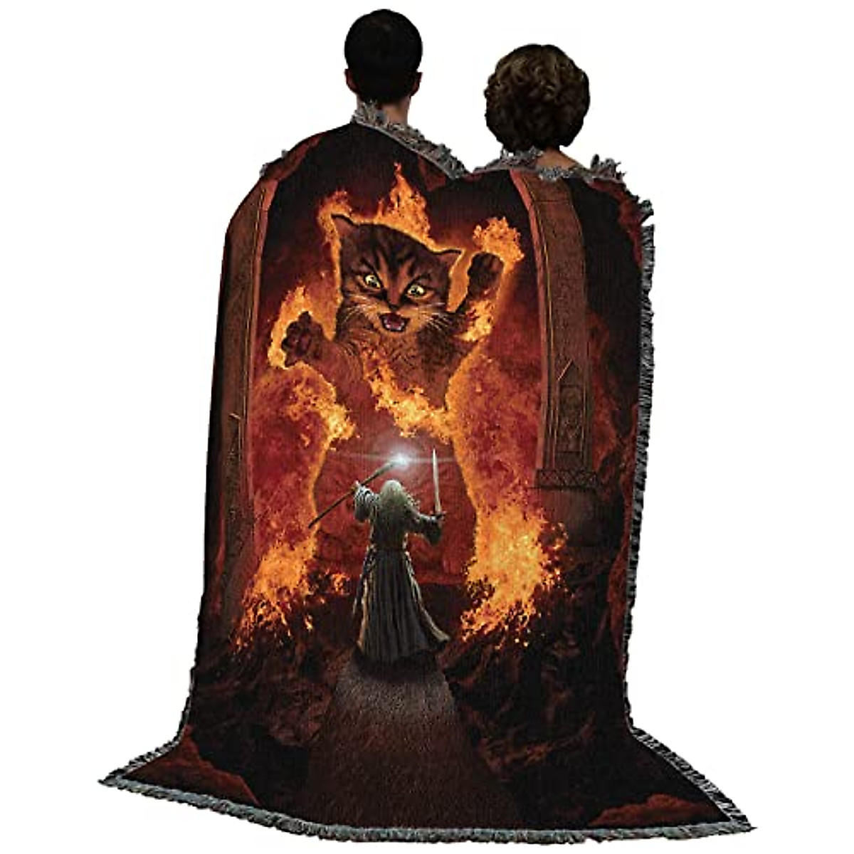 Pure Country Weavers You Shall Not Pass Blanket by Vincent HIE - Lord of The Rings Movie Parody - Cute Funny Gift Tapestry Throw Woven from Cotton - Made in The USA (72x54)