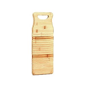 awagas 23.6"x7.1" Large Bamboo Washboard, Hand Washing Board, Laundry Washboard for Hand Washing Clothes, Clothes Wash Boards-old Fashioned Hand Wash Board for Shirts Clean Home Laundry Supplies-(L)