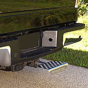Apex HS126 EZ Traction 12" L x 6" W x 2.5" H Aluminum Hitch Step - 500 lb Cap