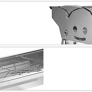 TBMAKE Grills Portable Outdoor BBQ Grill Patio Camping Picnic Barbecue Stove Suitable For People Charcoal Grill Grill Table