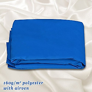 BenefitUSA Canopy ONLY Replacement 10'X10' Gazebo Canopy top Patio Pavilion Cover Sunshade plyester Double Tiers (Blue)