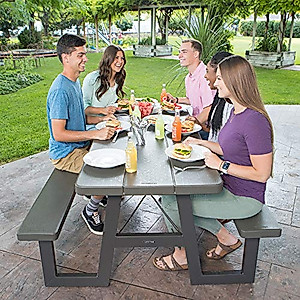 Lifetime 60233 W-Frame Picnic Table
