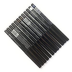 12pcs, 5 Colors, Nabi Retractable Waterproof Eye Liner, Roll It Up Eye Liner Pencil, Long Lasting Fade Resistant (Black, Dark Brown, Brown, Navy Blue, White)