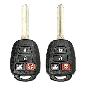 Keyless2Go Replacement for New Keyless Entry Remote Car Key for Vehicles That Use HYQ12BDM with G Chip (2 Pack)