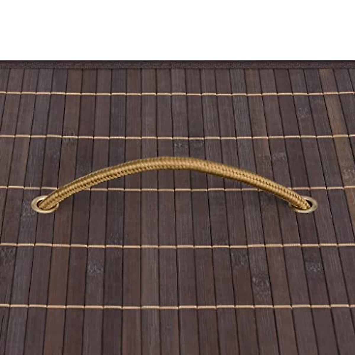 HOMIUSE Laundry Hamper 16"x12"x24" Brown Laundry Basket Bag Hamper With Lid Baby Laundry Basket Clothes Basket Laundry Bin Small Laundry Collapsible Laundry Basket Dirty Clothes Hamper 19 gal