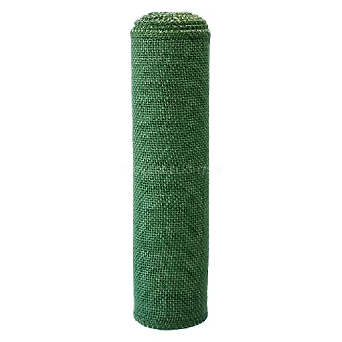 CleverDelights 9" Green Burlap Roll - Finished Edges - 5 Yards - Jute Burlap Fabric