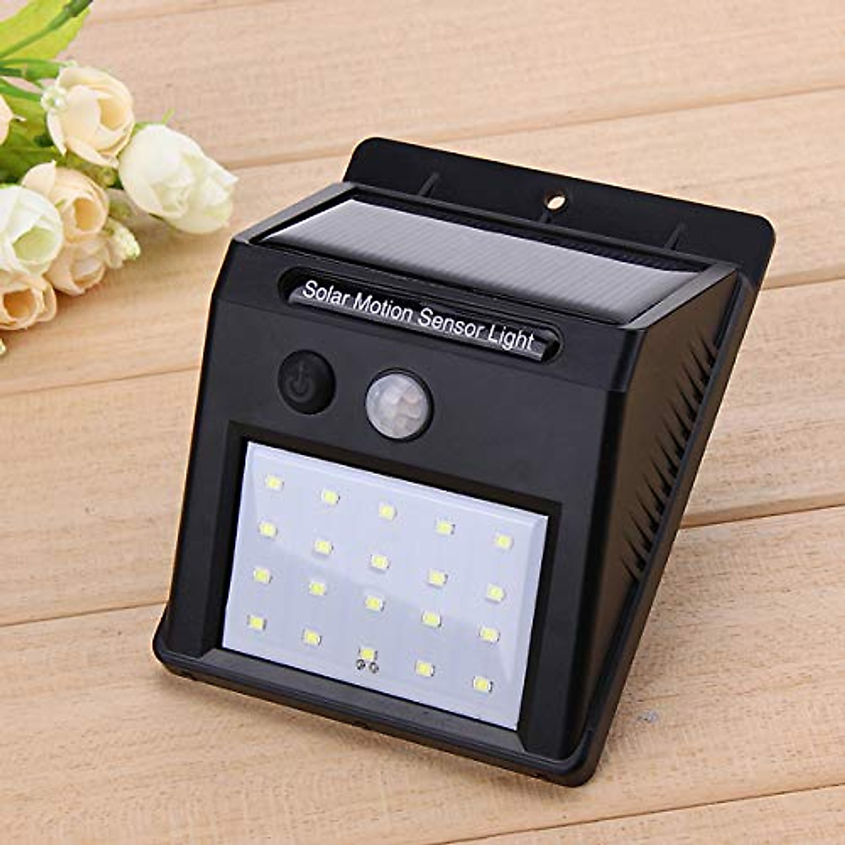 Yolispa Solar Light PIR Motion Sensor Solar Wall Outdoor Garden Solar Light Energy Saving 20/30LED Optional2 PIR Motion Sensor Wall Energy Saving PIR Motion Sensor Wall Garden Solar Light Solar L