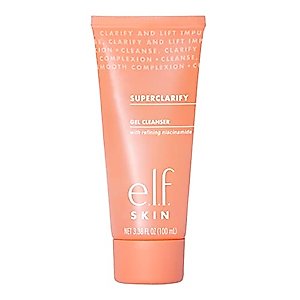 e.l.f., SuperClarify Cleanser, Lightweight, Gentle, Effective, Soothing, Removes Makeup and Impurities, Prevents Clogged Pores, Strengthens , Infused with Lavender, 3.4 Fl Oz