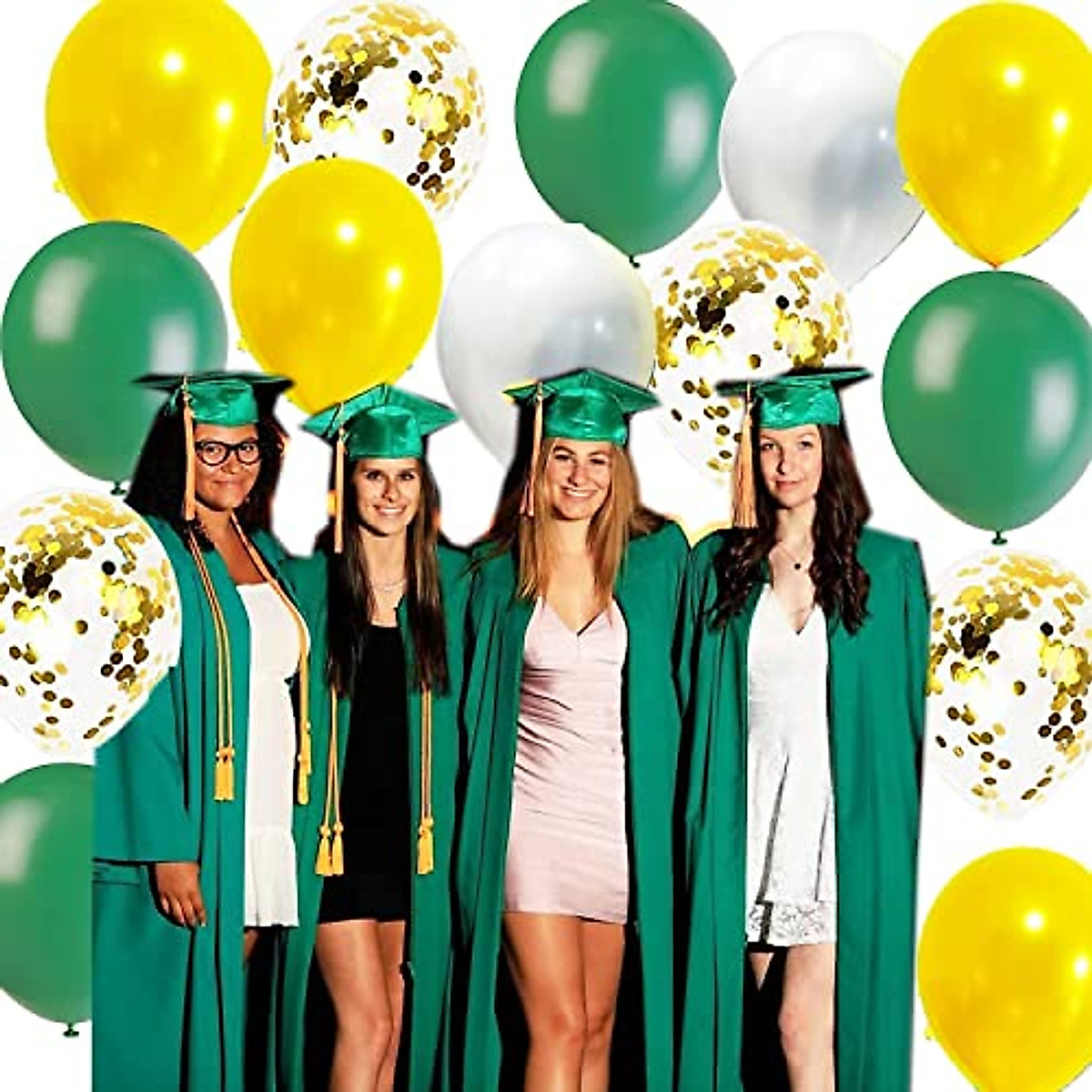 Graduation Party Decorations Green Yellow White 2023/Green Yellow Balloons/Green Tractor Birthday Party/Lemonade Party Decorations/Green Yellow Birthday Party Decorations 40pcs