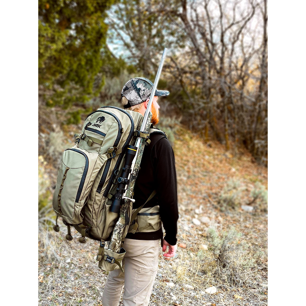 AKEK ALPHA 3200 Hunting / Hiking backpack, Green