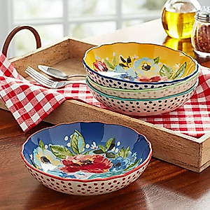 The Pioneer Woman Melody 7.5-Inch Pasta Bowls, Set of 4