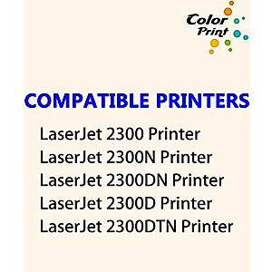 1-Pack ColorPrint Compatible 10A Q2610A Toner Cartridge Replacement for Hp 2610 Used for HP Laser Jet 2300 2300L 2300N 2300D 2300DN 2300DTN Printers (Black)