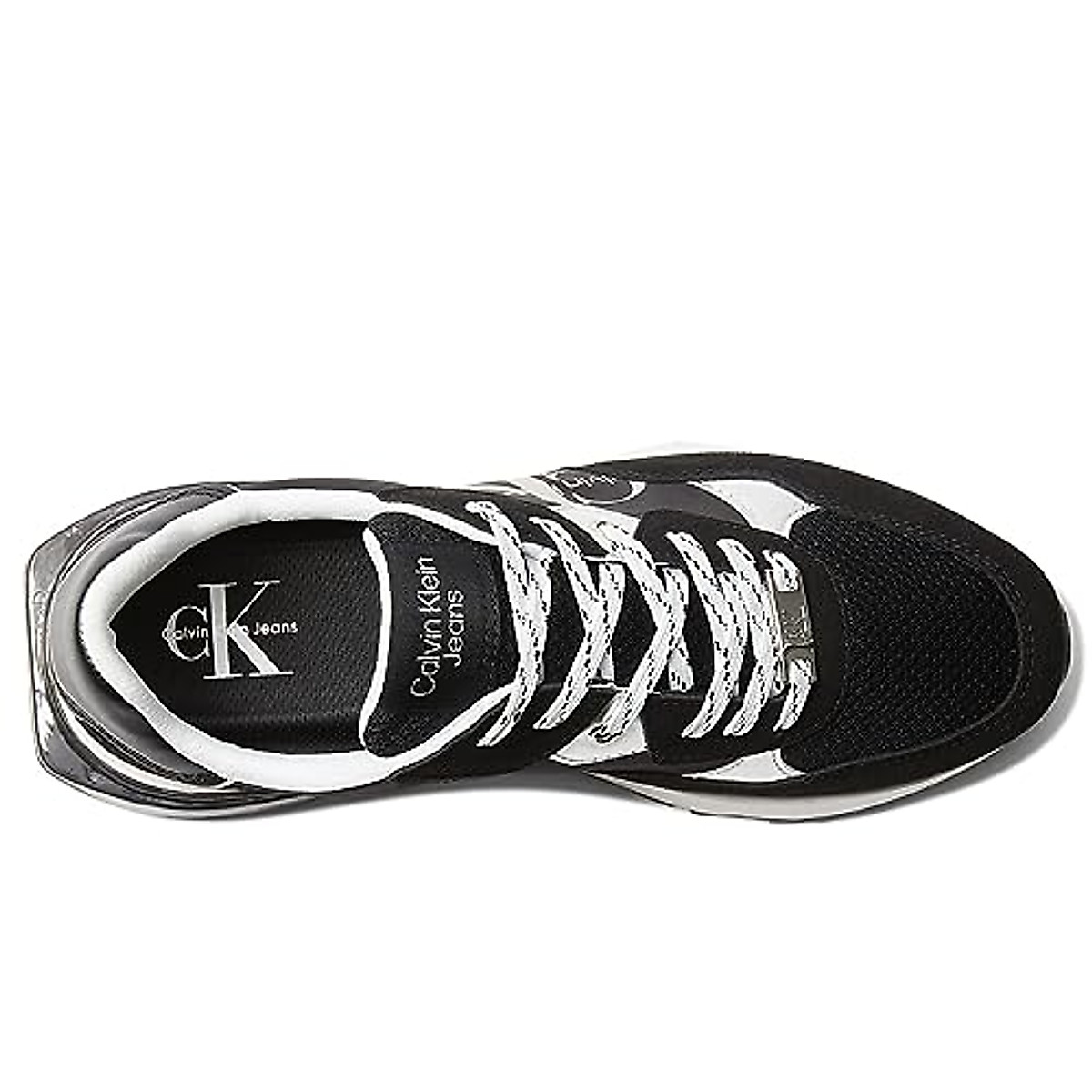 Calvin Klein Women's MAGALEE Sneaker, Black 001, 7
