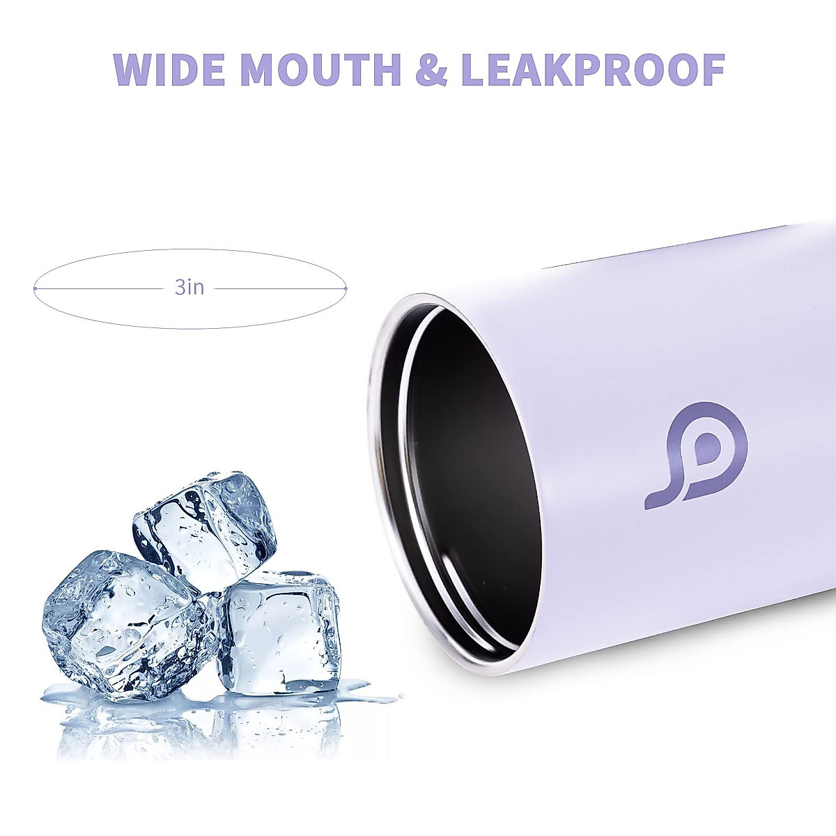 BOTTLE BOTTLE Kids Water Bottles 12 oz Insulated Water Bottles for School with Leak Proof Lid Double Wall Vacuum Stainless Steel Water Bottle Keep Hot and Cold for Boys Girls Travel (purple)