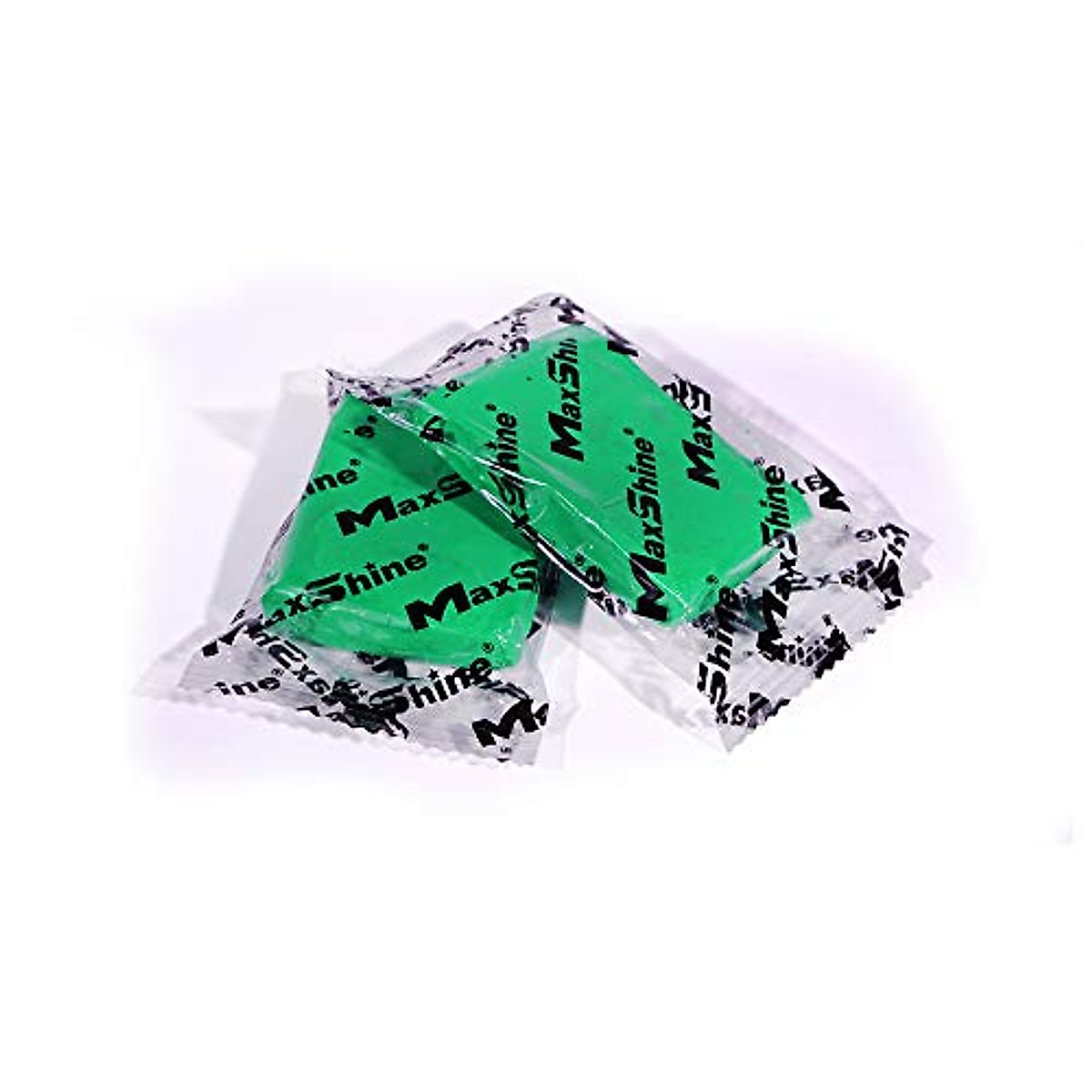 Maxshine Detailing Clay Bar 2pack 100g(2x50g) Car Detailing Bars, Heavy Grade Material-Clean Wash Green Bars and Remove Surface Contaminants Easily Green Clay Bar