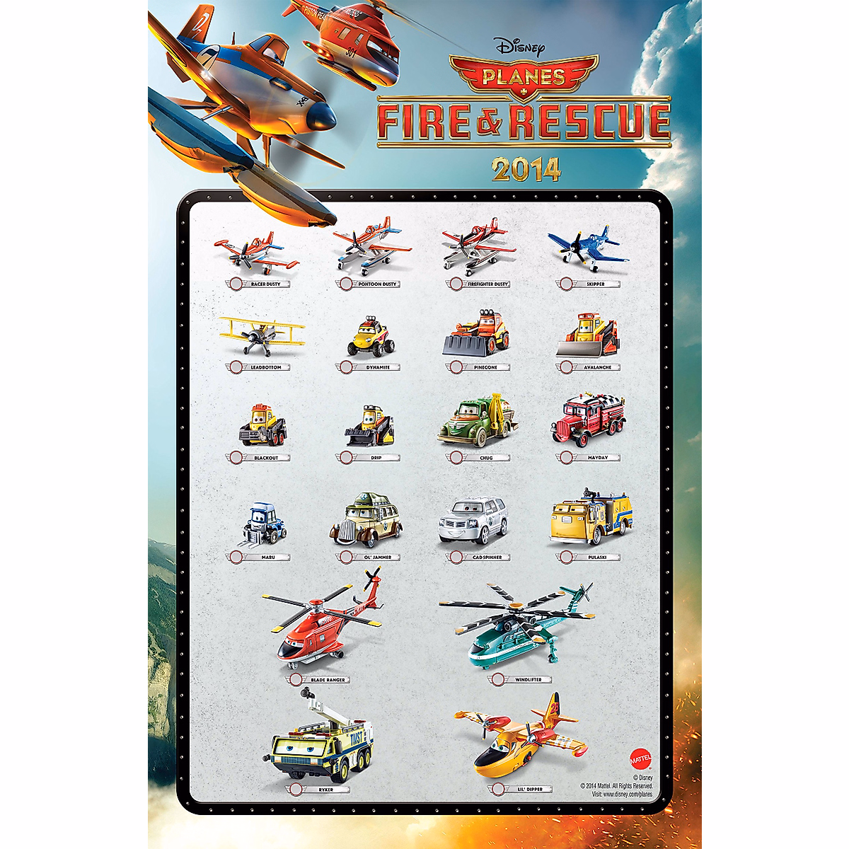 Mattel Disney Planes: Fire & Rescue Oversized Ryker Vehicle
