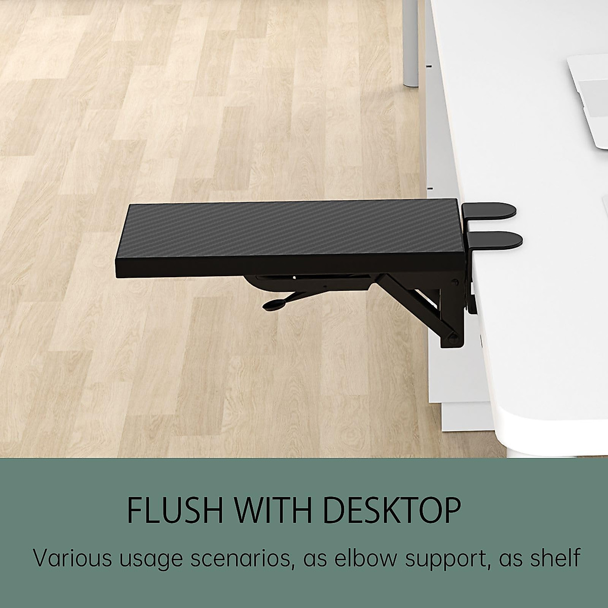 OUGIC Computer Armrest Computer Desk Computer Desk Adjustable Armrest Support Ergonomic Rotating Armrest Support for Table Desk Chair Desk