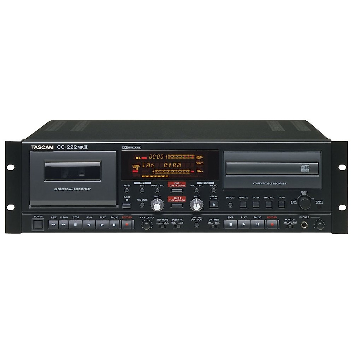 CD Recorder & Cassette Combo CC222MKII