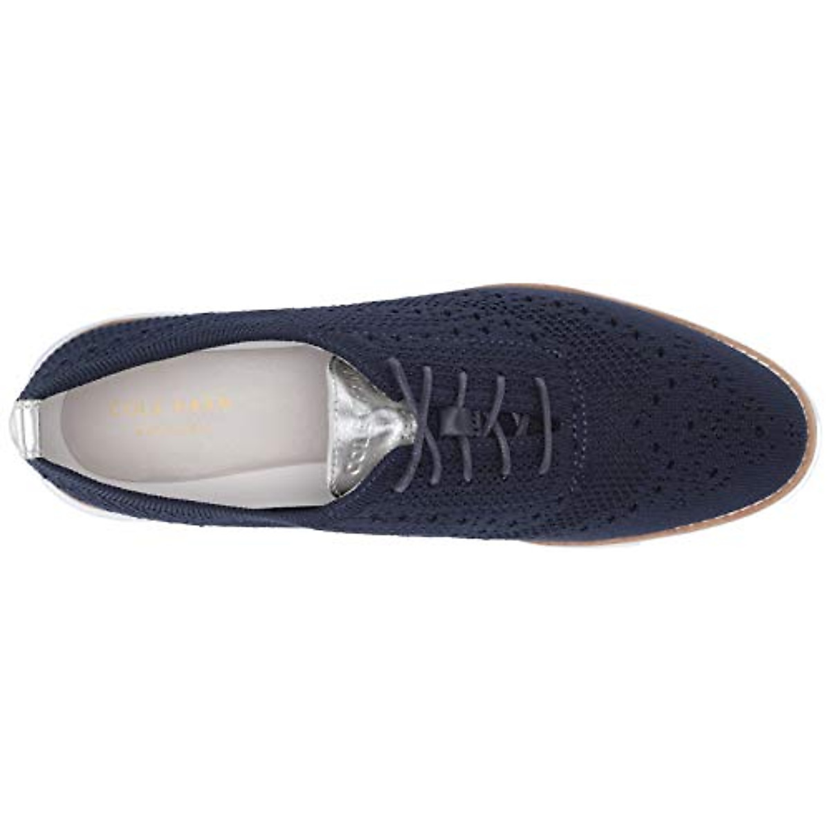 Cole Haan womens Originalgrand Stitchlite Wingtip Oxford, Blue, 7 US