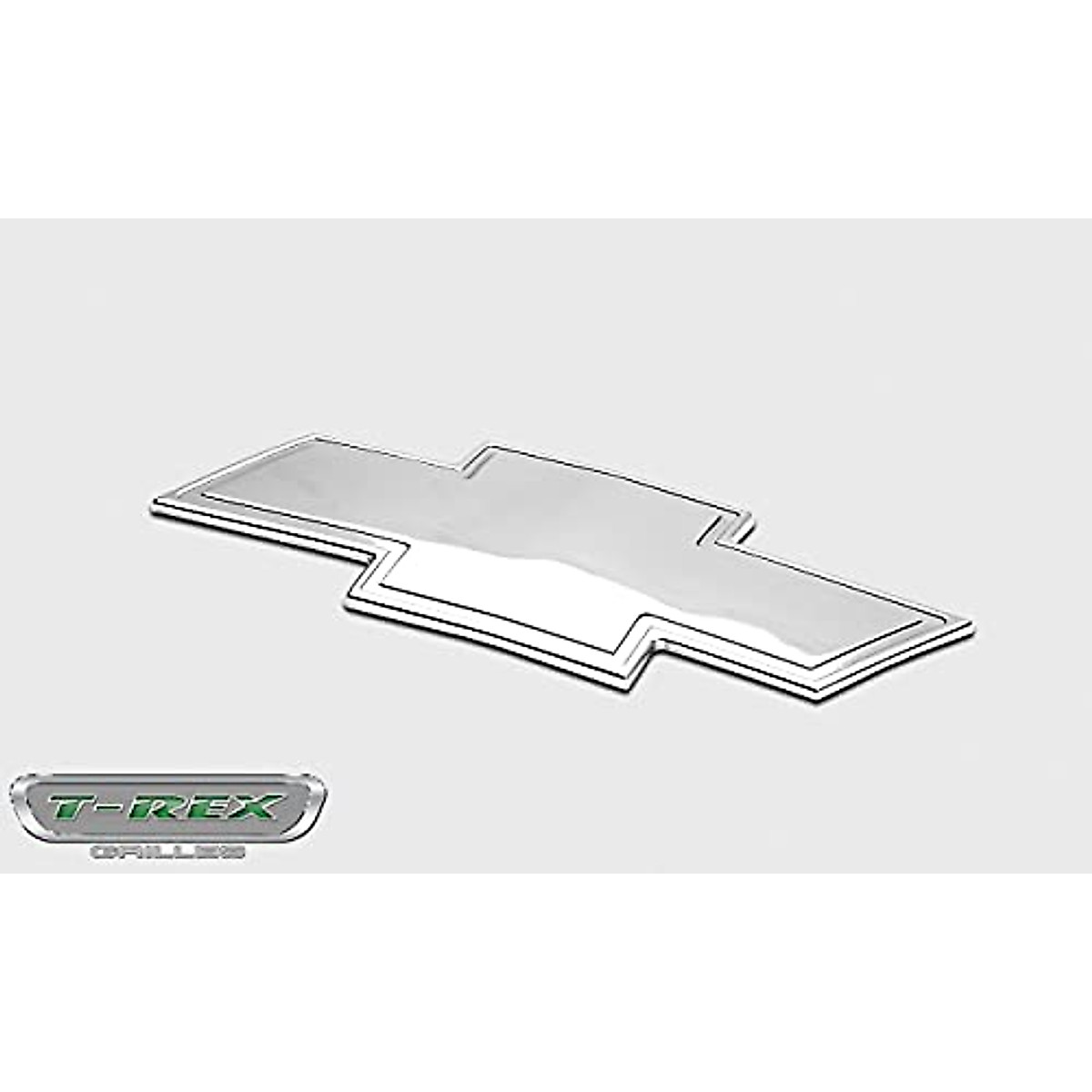 2007-2013 Silverado 1500, 07-10 HD Front Bowtie with Border, Polished, 1 Pc, Bolt-On - PN #19110